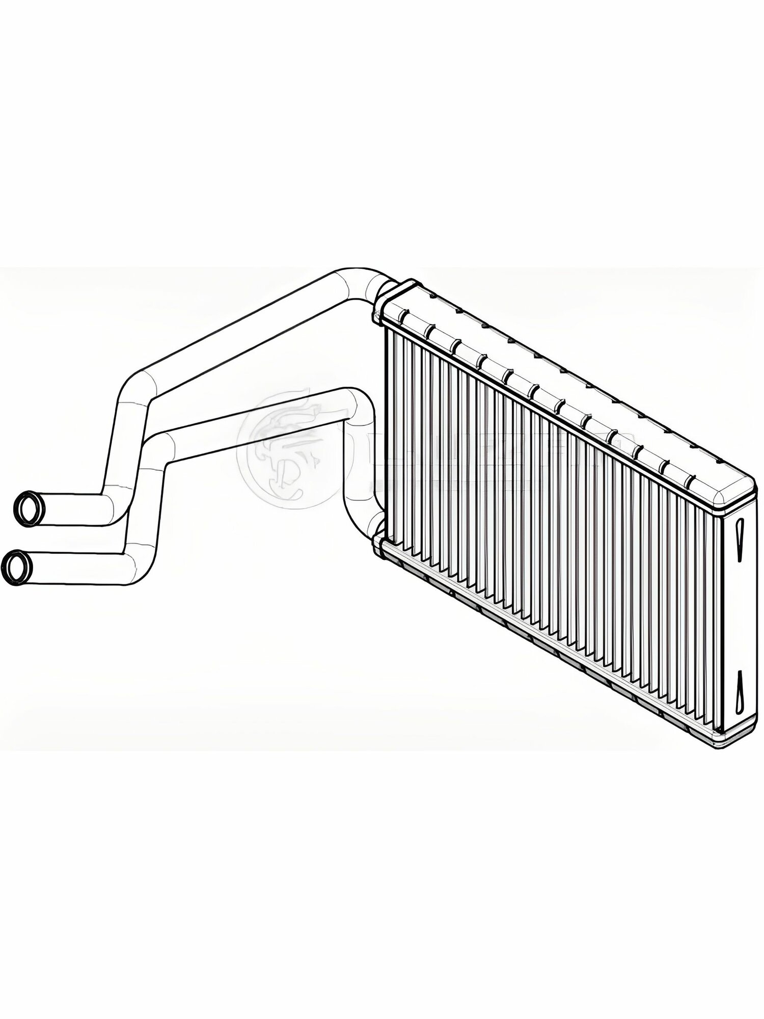 Радиатор печки (отопителя) HAVAL H2, H6, Jolion № 8100233XKZ16A