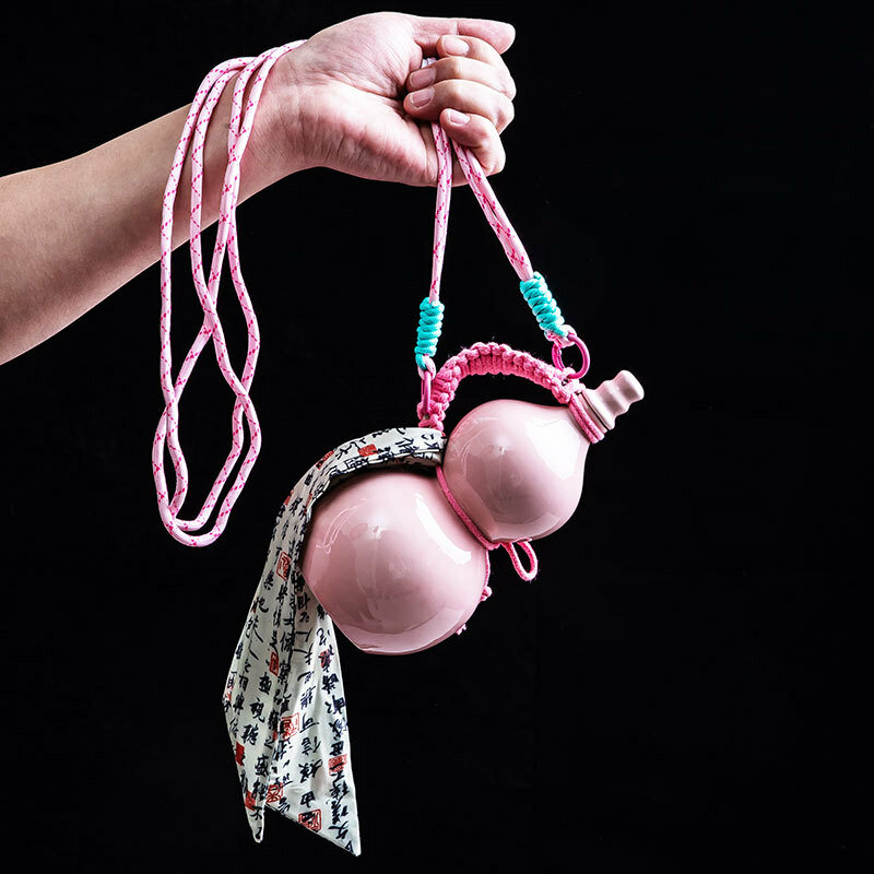 Керамическая бутылка для вина в форме тыквы, ретро-стиль, герметичная емкость для хранения вина, 500 мл, для домашнего погреба, пустая бутылка для вина.