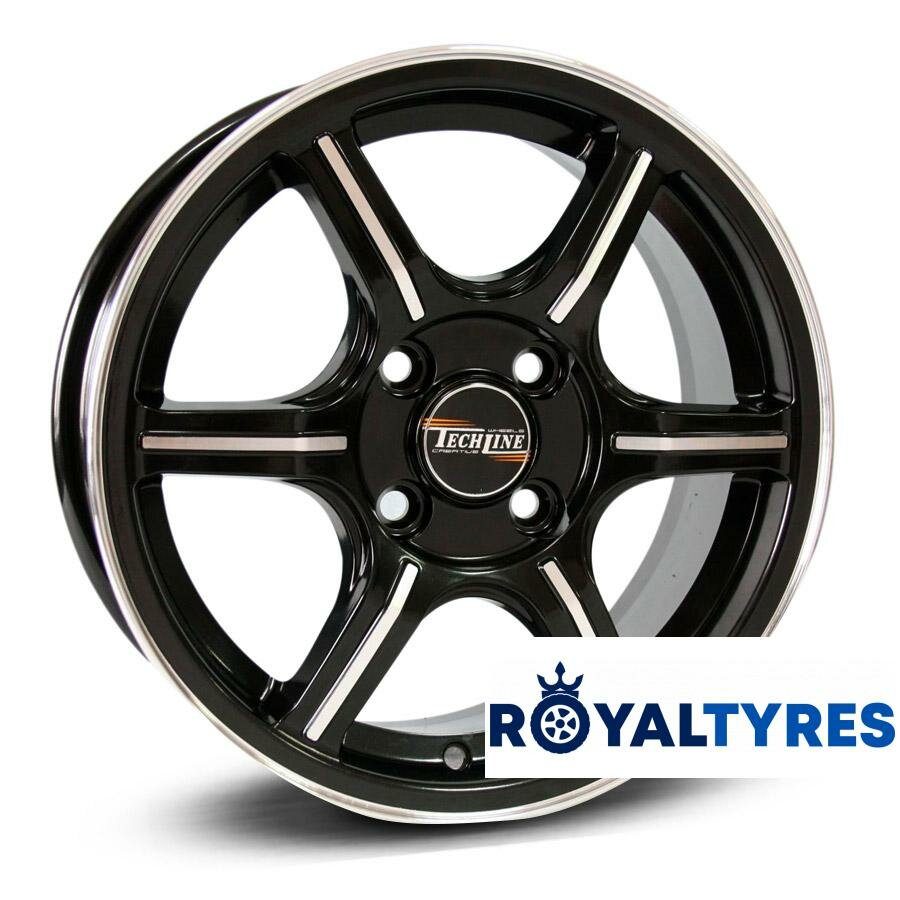 Литой колесный диск Tech Line 433 R14 / 5.5J PCD 4x100 ЕТ 38 ЦО 67.1