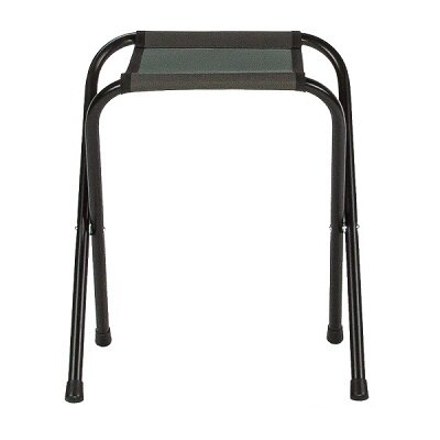 Табурет складной Green Glade РС110, Оксфорд, стальной каркас, максимальная нагрузка 90кг, серый/зеленый