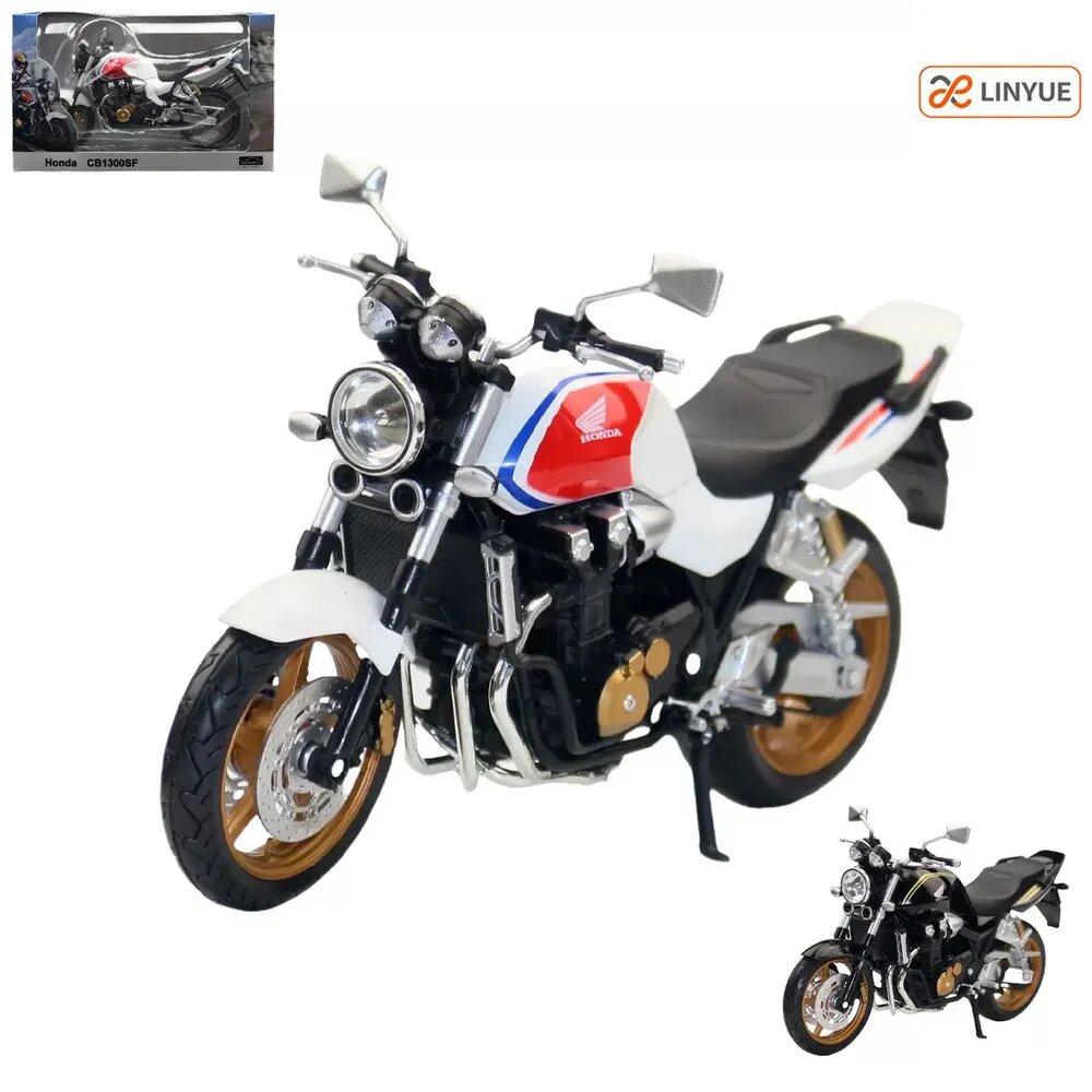 1:12 Литой мотоцикл модель игрушка Automaxx Honda CB 1300SF Уличный велосипед для коллекцииSS