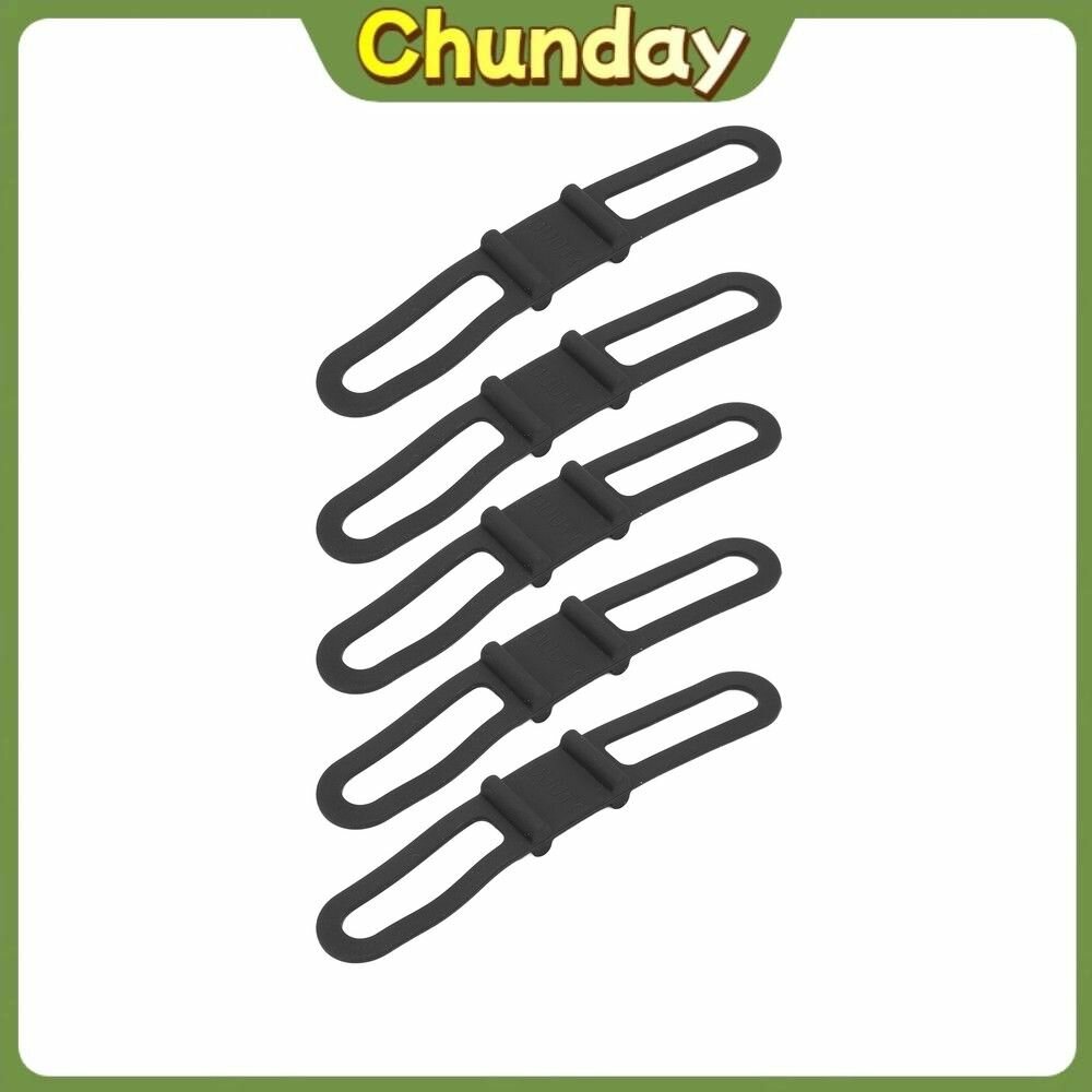 DUUTI 5шт силиконовая лента, для крепления фонарика