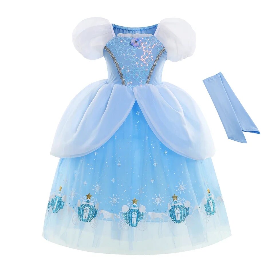 Платье Золушка для девочки, размер 3-4T (110), Dress11