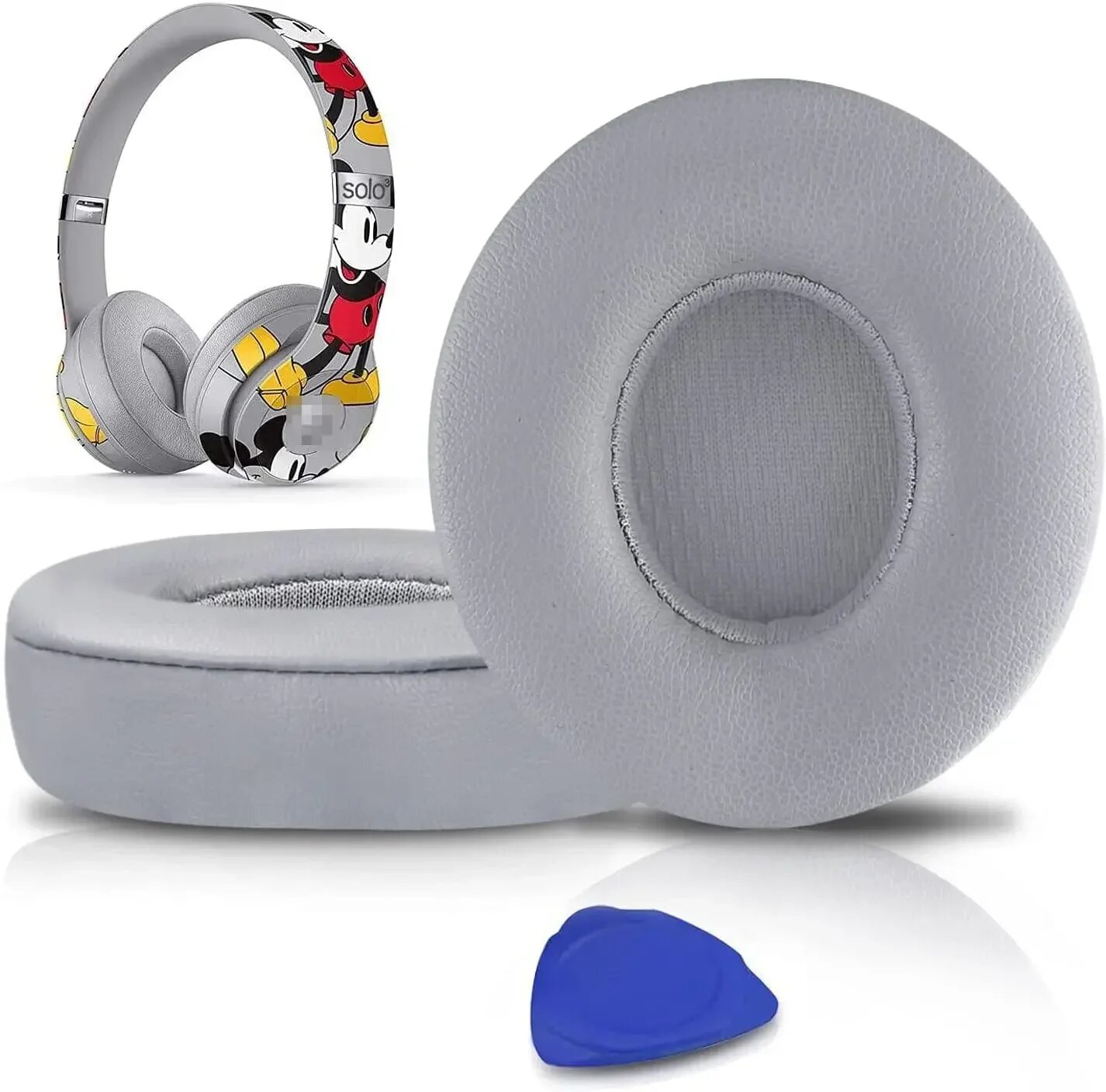 Амбушюры для наушников Beats Solo 2 и Solo 3 JIESEMWER Grey