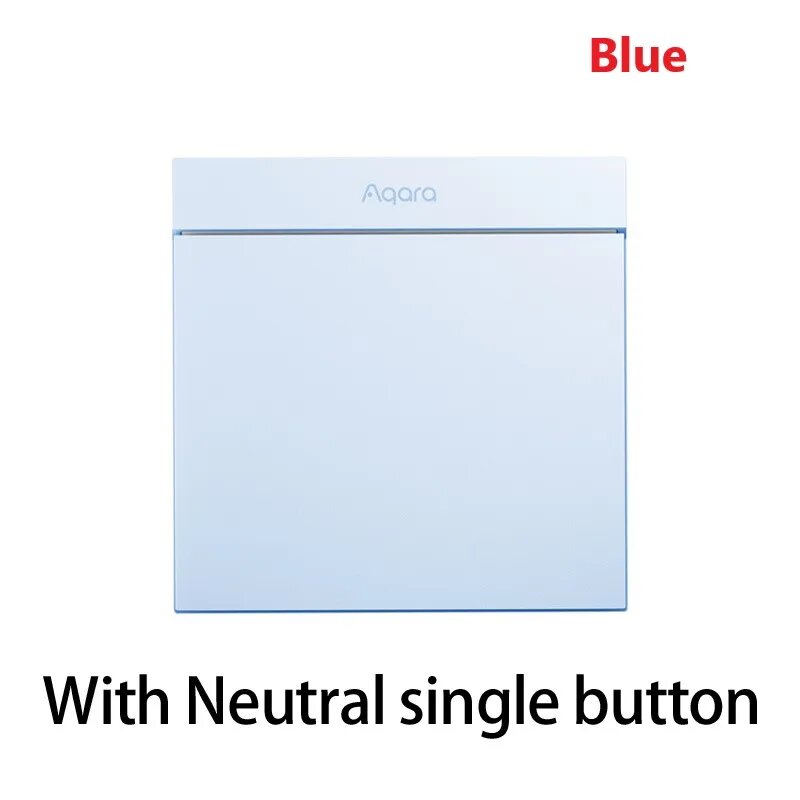 Aqara Smart Wall Switch H1M Zigbee 3.0 Blue 1 Key