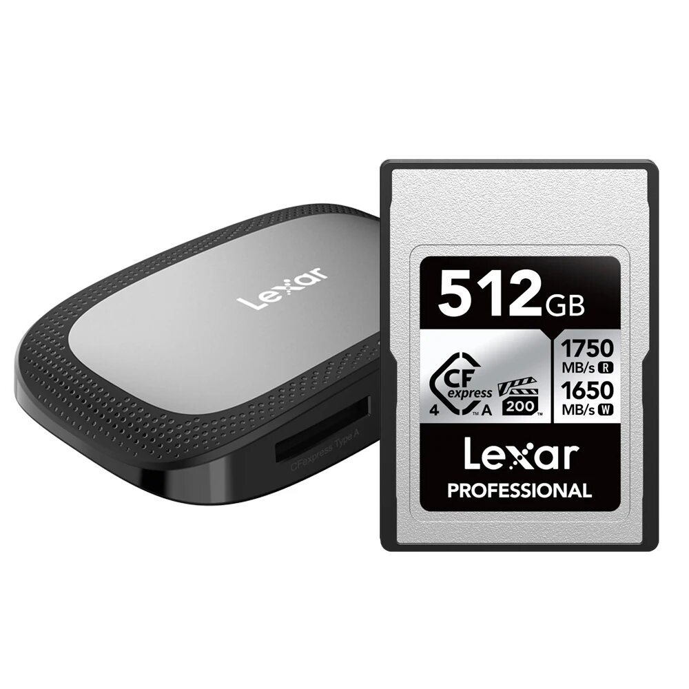Lexar CFexpress CFE A карта памяти 160/320 ГБ серебристая для камер Sony 512GB-530U