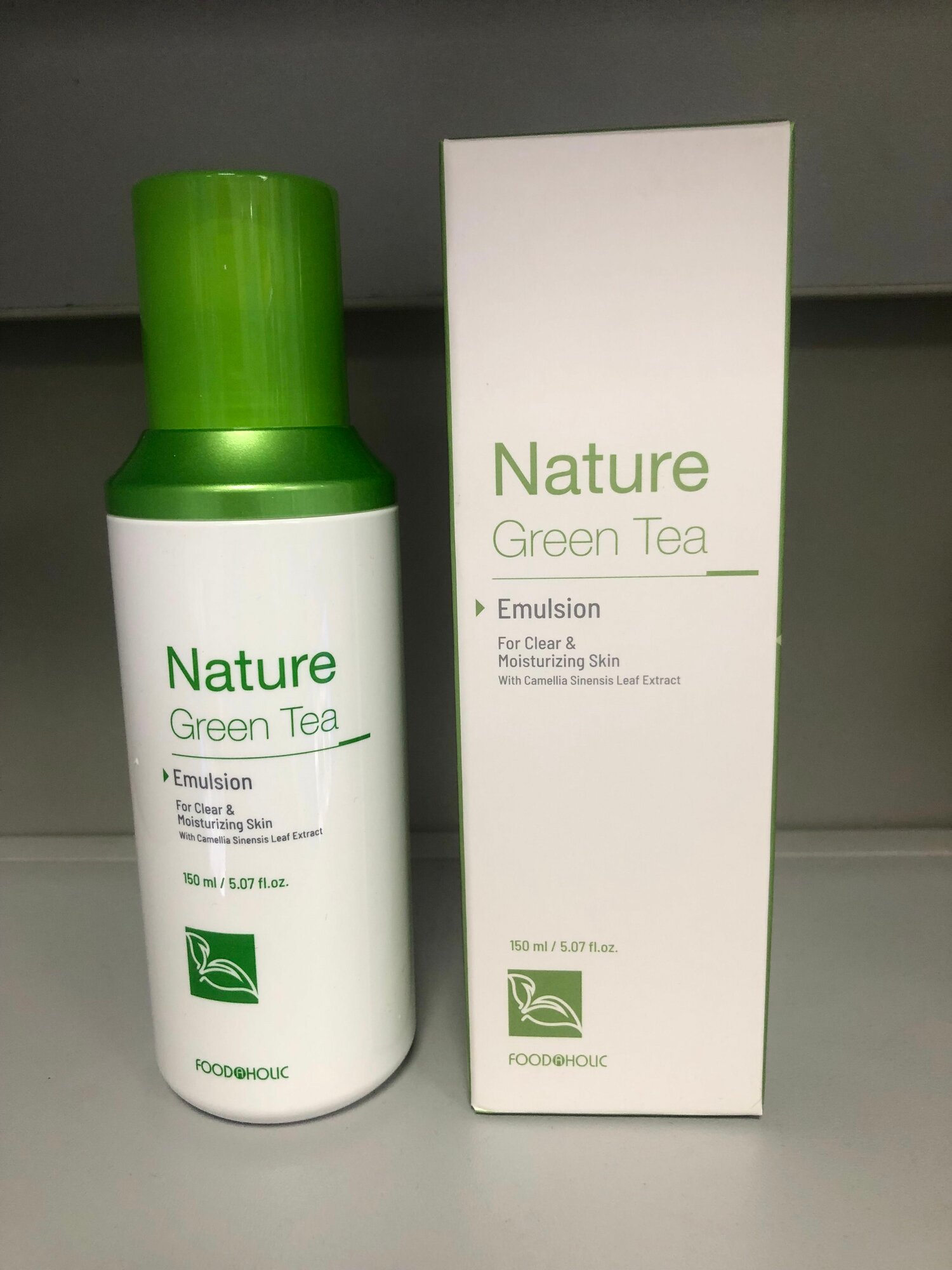 Эмульсия для лица FOODAHOLIC с экстрактом зеленого чая, 150 мл