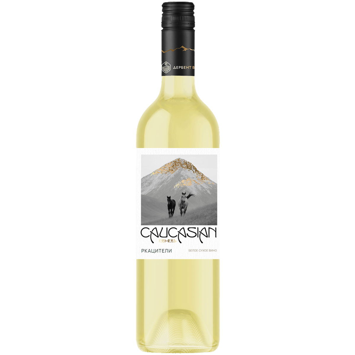 Вино Caucasian Ркацители белое сухое 0,75 л