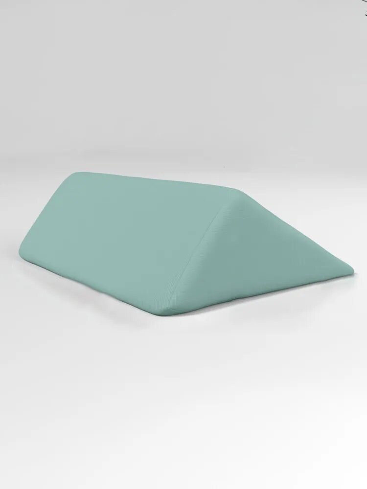 Клин для педикюра, подушка треугольная, для коррекции положения таза, цвет мятный