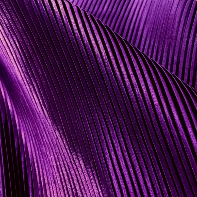Плиссированная ткань орган полиэстер черная 1.5 м Фиолетовый, deep purple