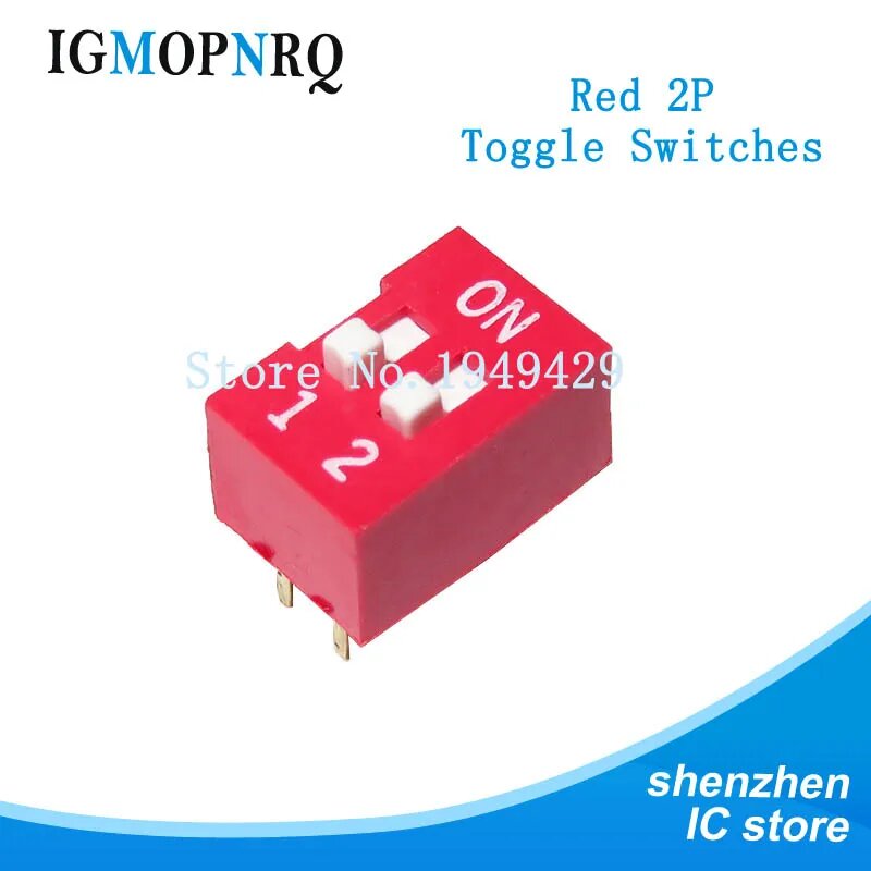 Красный 2P Toggle Switch IGMOPNRQ