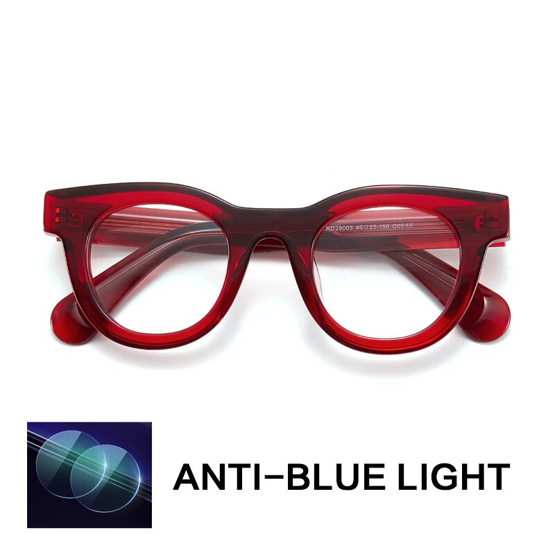 Винтажные фотохромные очки «кошачий глаз» ацетат C5, 0(NO BLUE LIGHT)