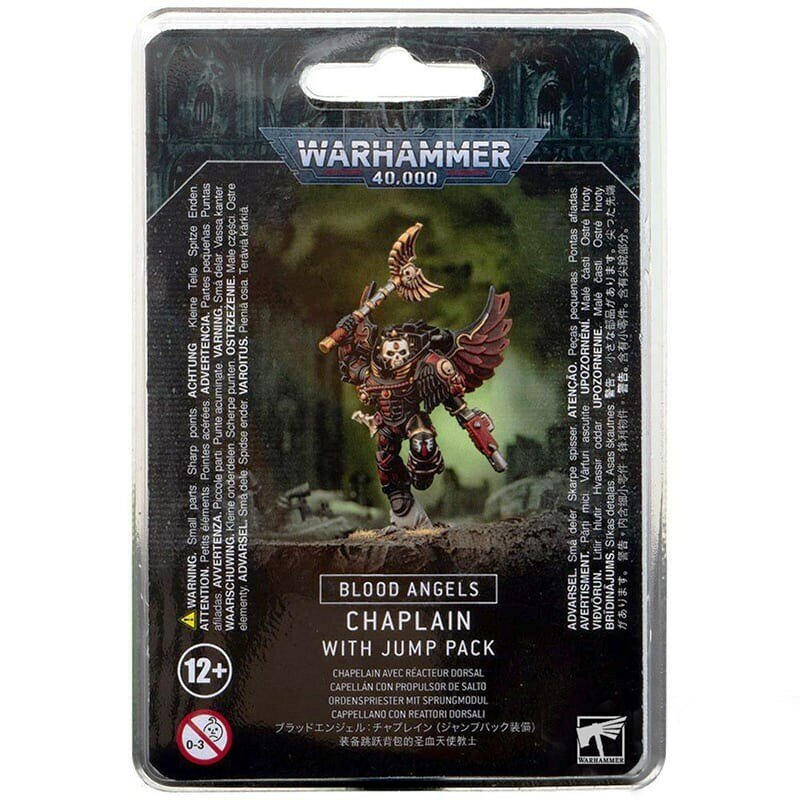 Набор миниатюр Blood Angels Chaplain With Jump Pack Warhammer 40000