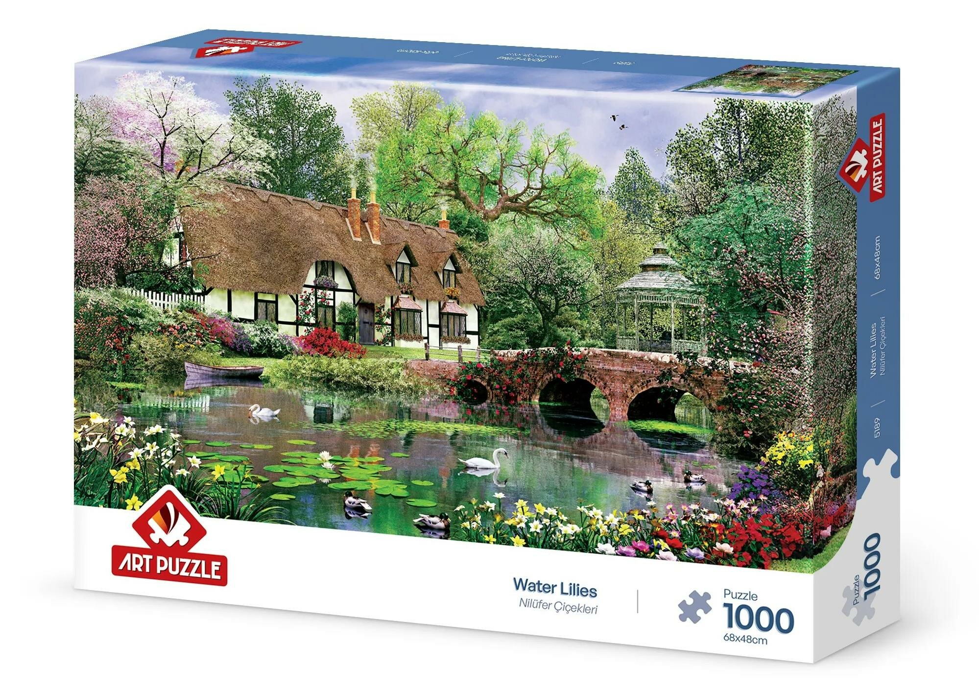 Пазл для взрослых Art Puzzle 1000 деталей, элементов: Кувшинки