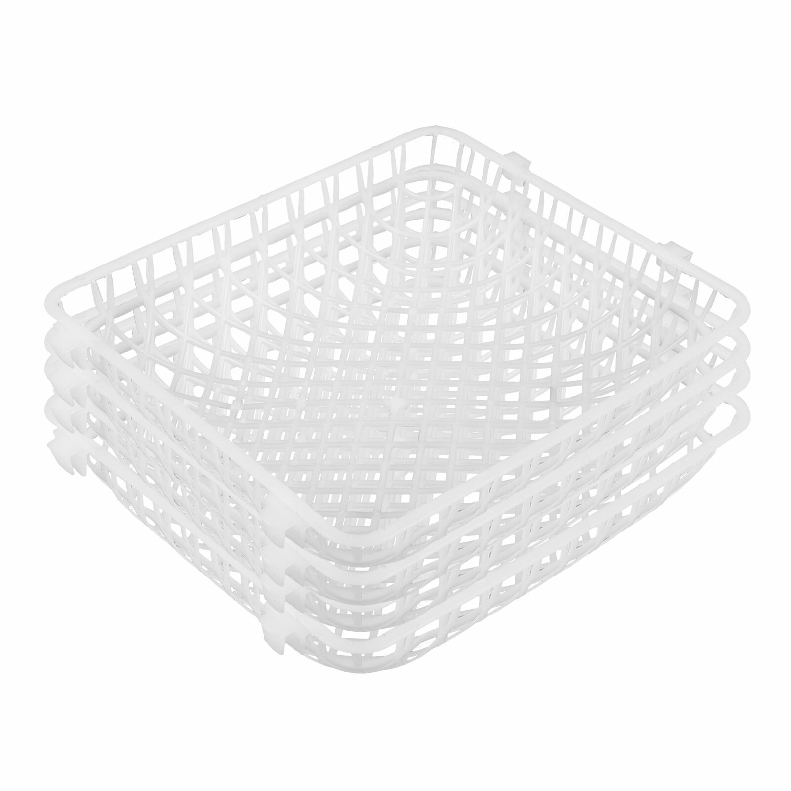 Пластиковое гнездо для высиживания голубей, белое, набор из 4 шт для домашних птиц