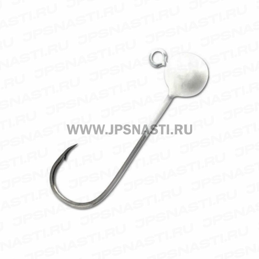 Форелевые джиг-головки дл оснащения силиконовых приманок Мормыш Шар UltraLight, 1.6 гр, #2, белый