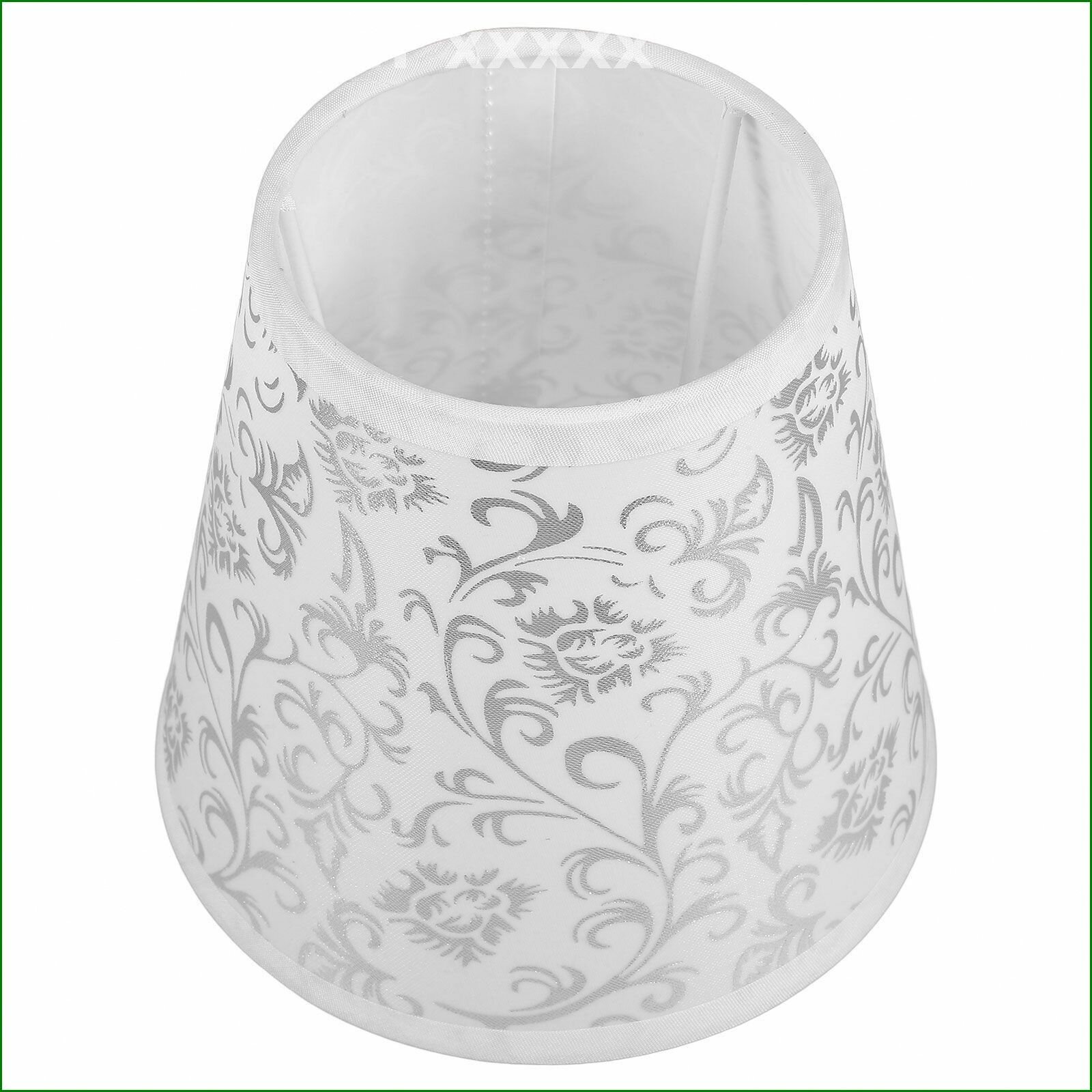 Абажур Из Ткани, Для Замены Настенных И Потолочных Светильников, Серебристый, 1 Комплект