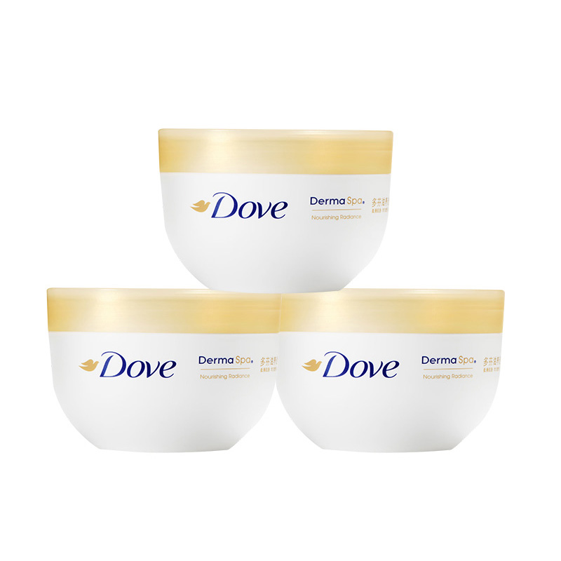 Лосьон для тела унисекс Dove 5743418, 300 мл х 3, питательный, осветляющий, увлажняющий, подтягивающий, ароматный, восстанавливающий