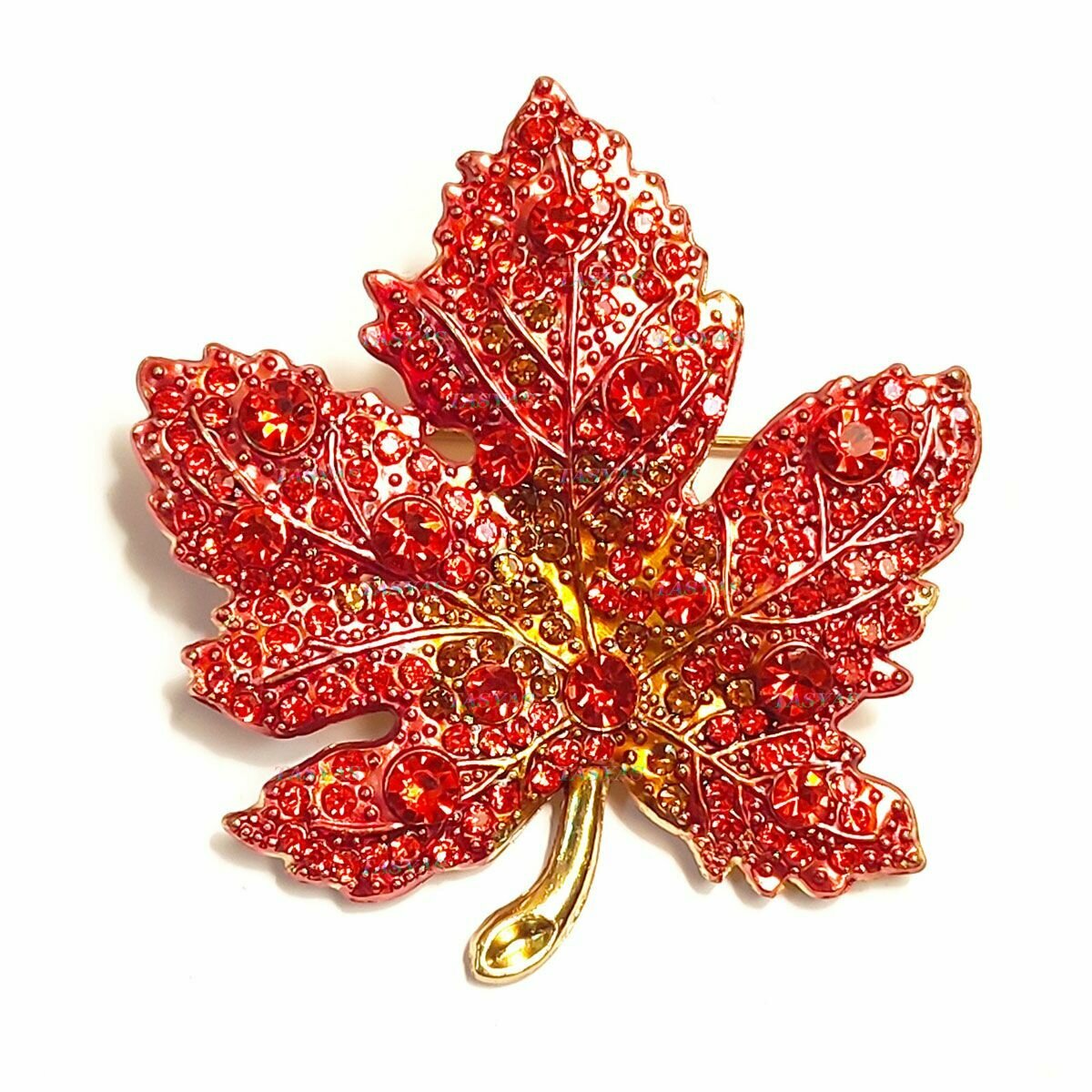 Брошь, стразы