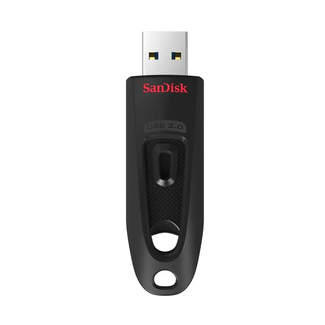Флешка выдвижная Sandisk Ultra, USB 3.0, 256 Гб, SanDisk SecureAccess, пластик, черный