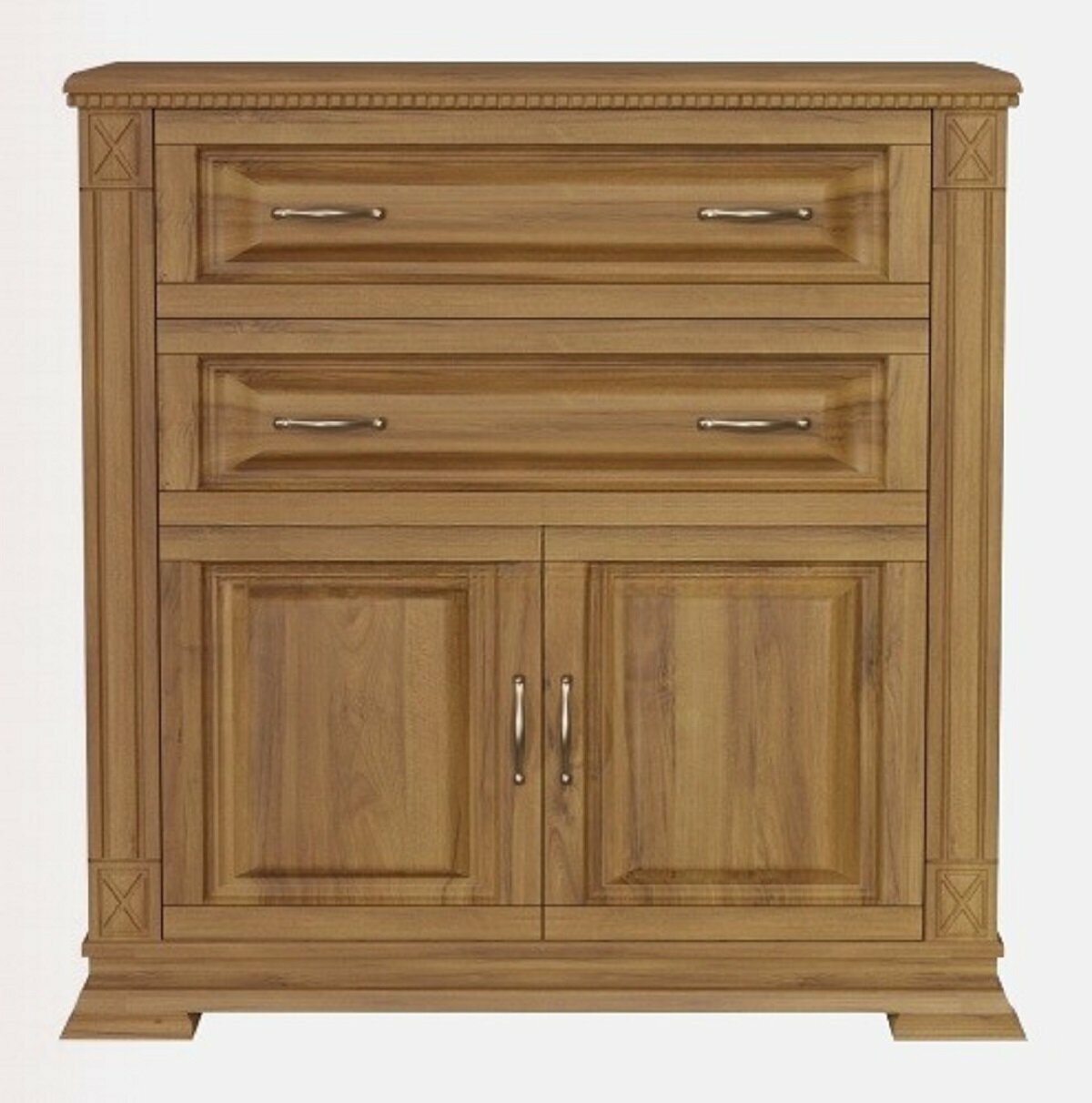 Комод для хранения вещей из массива сосны Верди PREMIUM 206, 90x45x90 клас. орех 2