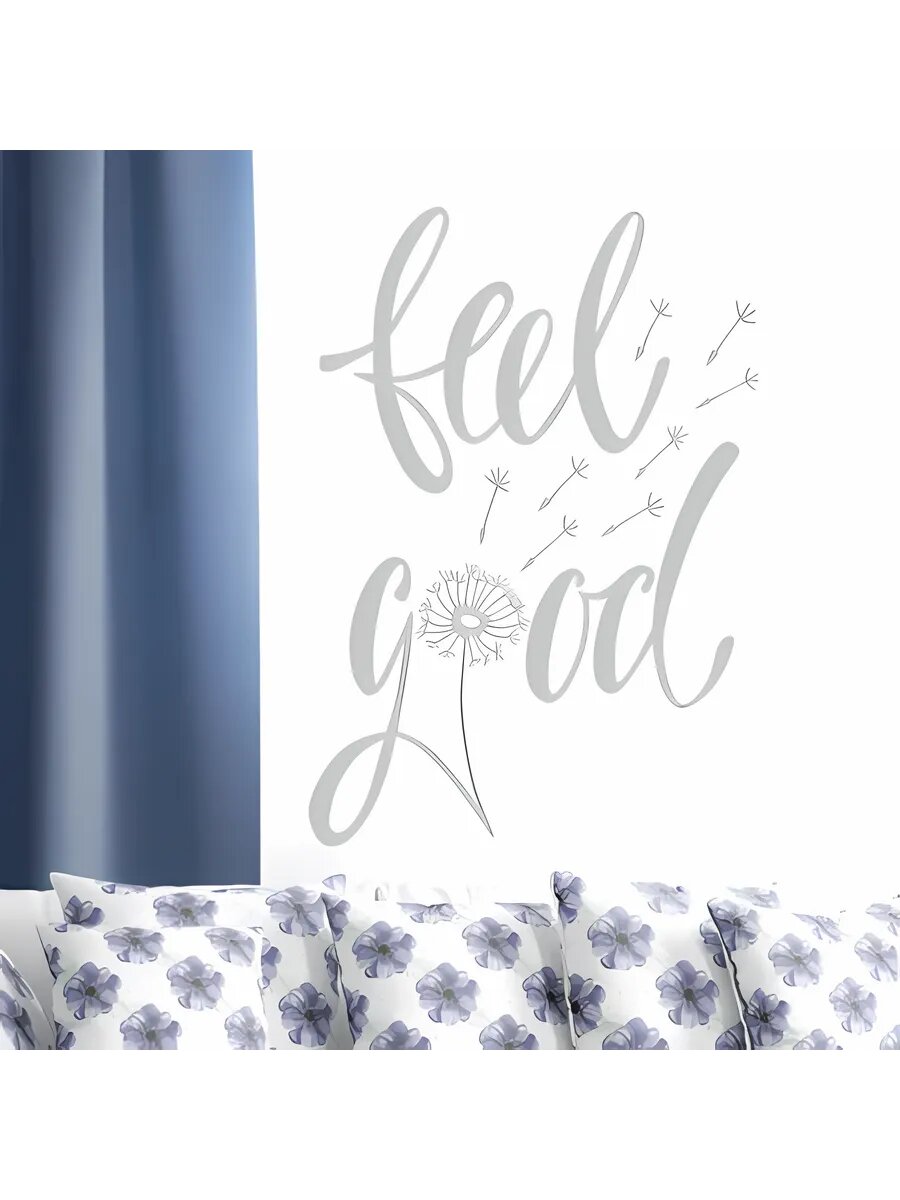 Наклейка надписи Feel good allstick арт. W_28_267