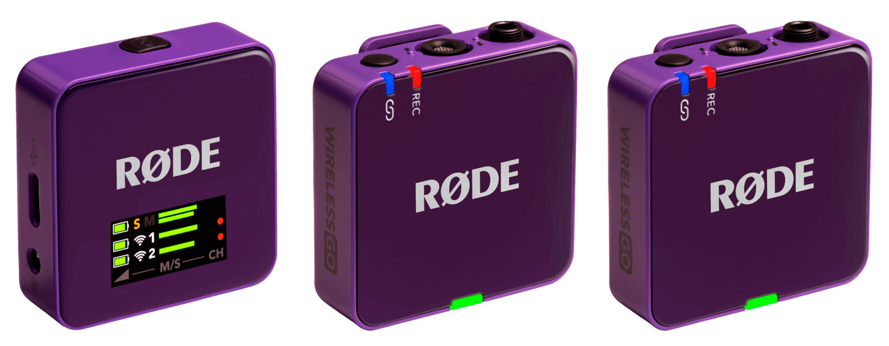 RODE Wireless GO III, фиолетовый, беспроводной микрофон
