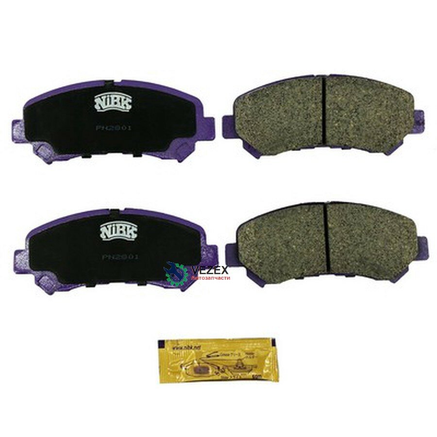 NIBK PN2801 PN2801-NIBK колодки дисковые п.\ Nissan Qashqai all 07>