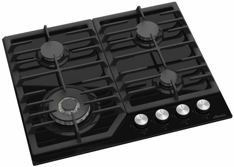 Газовая варочная панель Konigin Blaze 604 BKGW