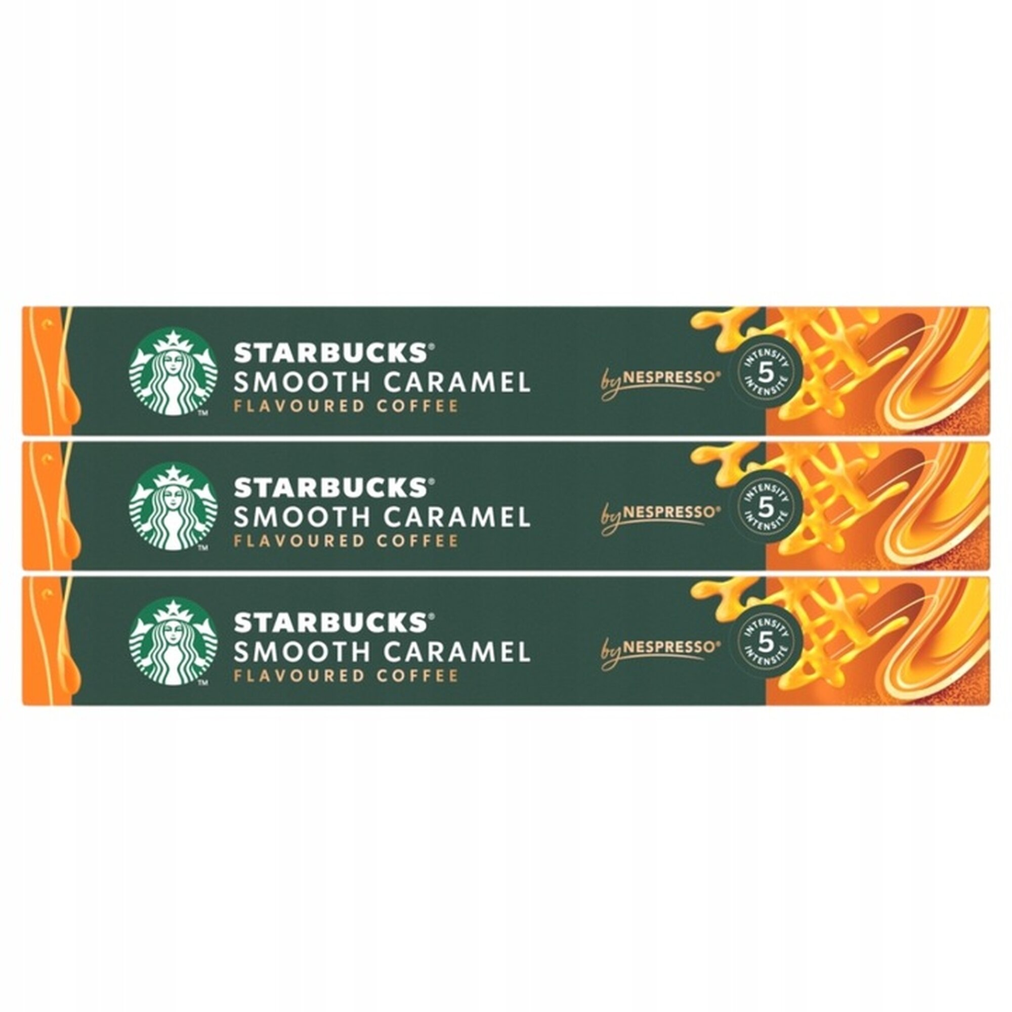 Кофе в капсулах Nespresso Starbucks Caramel, 100% Арабика, 3 упаковки по 10 капсул