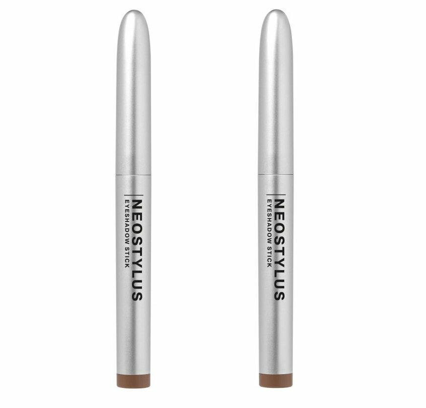 Тени Influence Beauty для век в стике Eyeshadow Stick Neostylus, тон 04 холодный коричневый, 1,1 г - 2 штуки