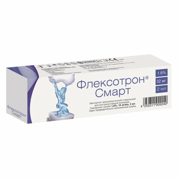Флексотрон Смарт раствор для в/суст введ. 16мг/мл 1,6% 2мл