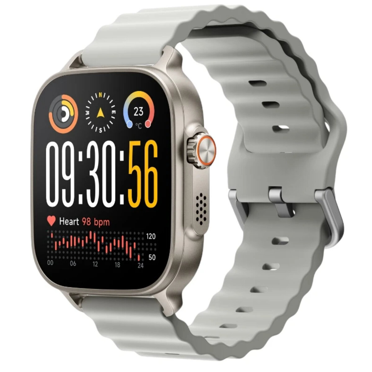 Смарт-часы Realme Watch 5, AMOLED, серебристый (watch 5 серебряный)