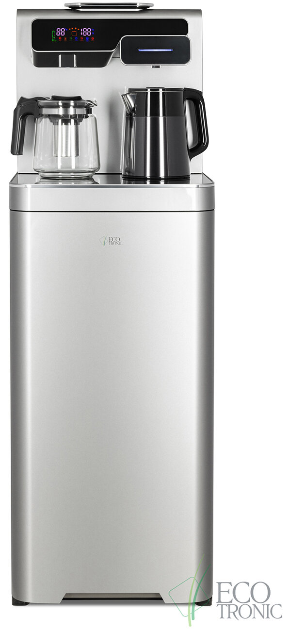 Тиабар Ecotronic TB44-LE silver, с чайным столиком, напольный (ETK12627)