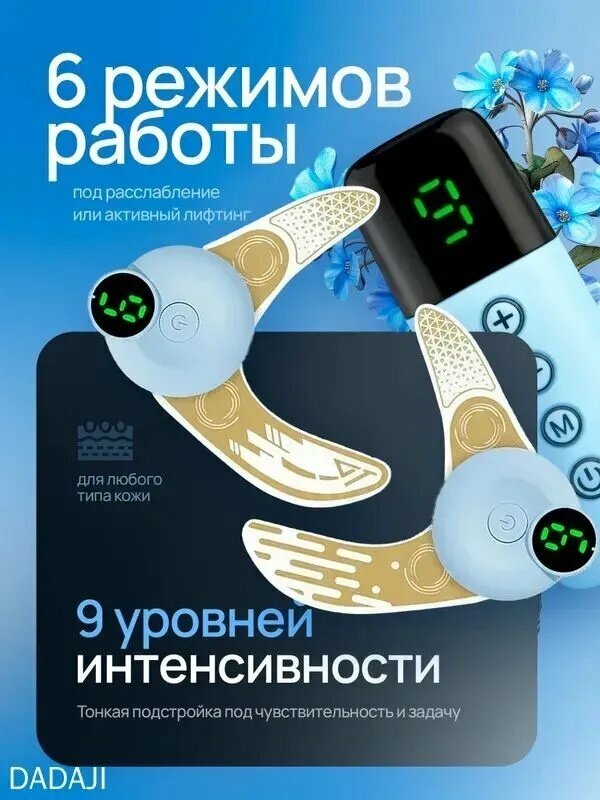 Микротоковые патчи Eylais для глаз с 6 режимами EMS-стимуляции