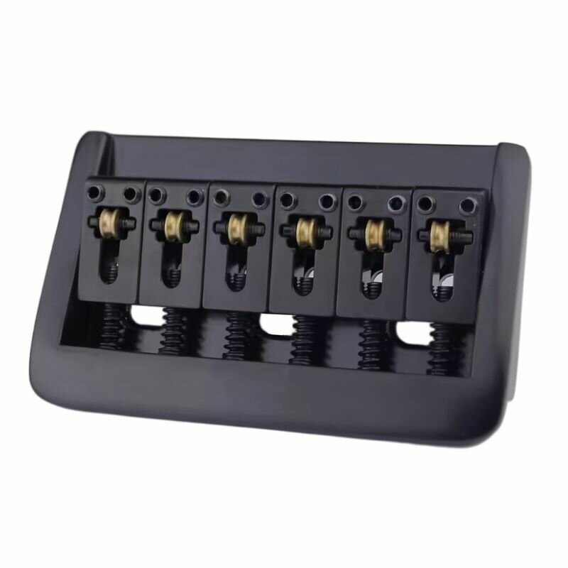 6-струнная электрогитара с регулируемым расстоянием между струнами qinqiao 10,5 мм-черный