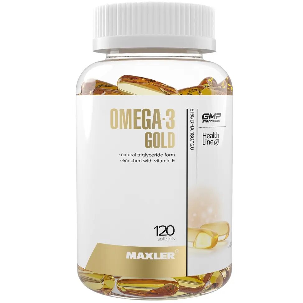 Омега-3 Gold 300 мг, 120 капсул х 1,34 г