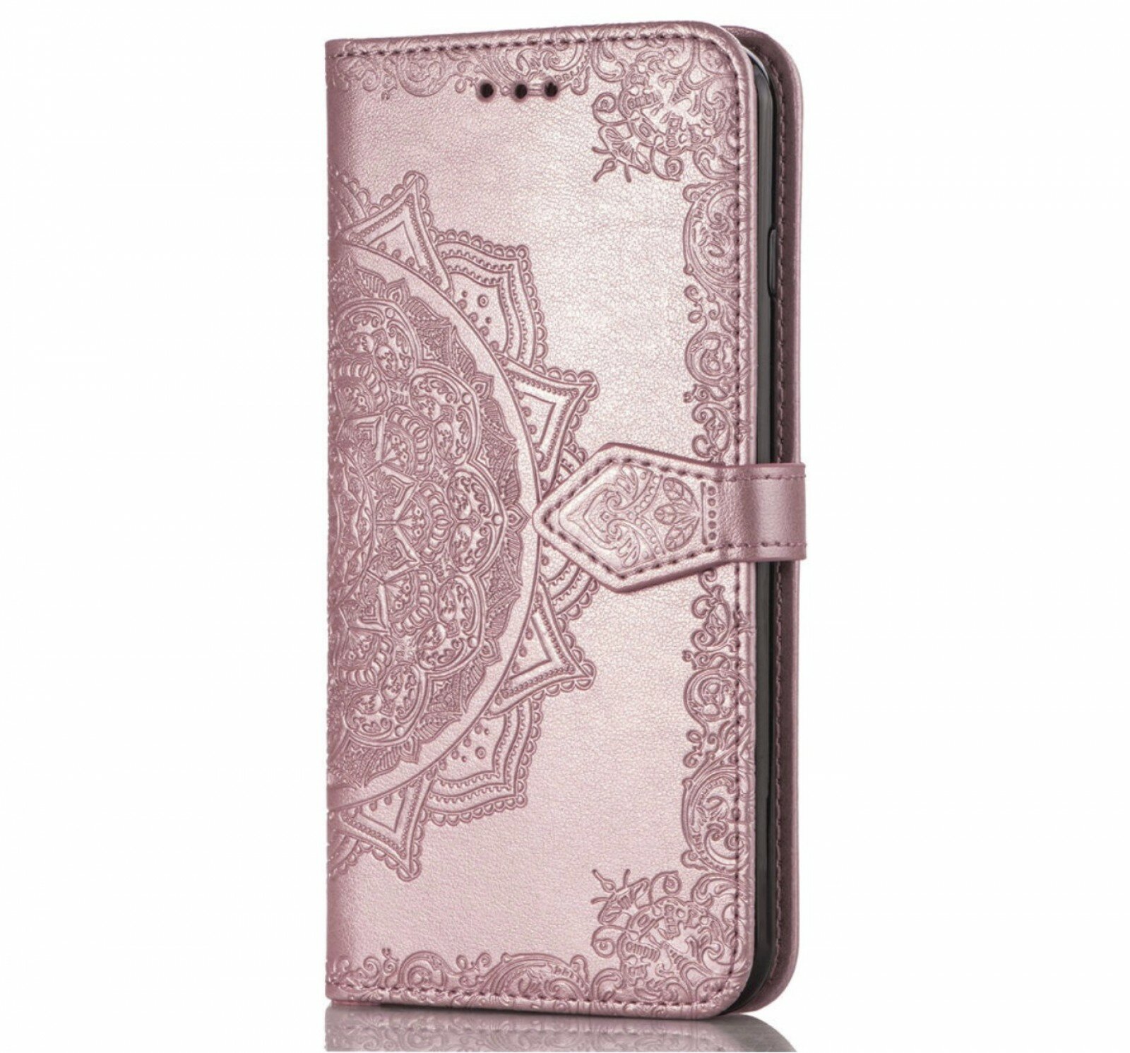 Чехол-книжка MyPads для Huawei P30 Lite, Nova 4E, Honor 20 Lite, Honor 20s с розовым узором