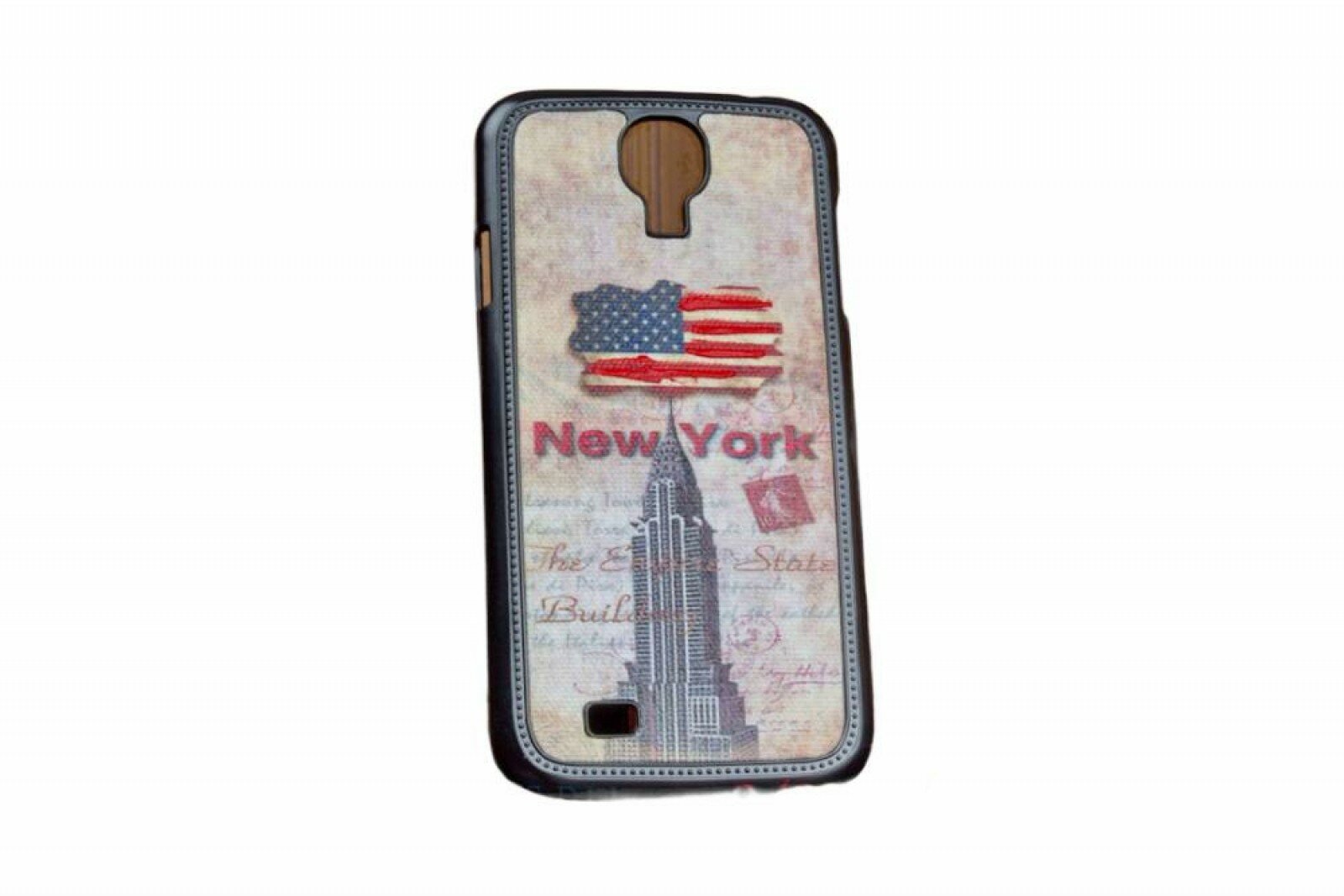 Чехол Чехол. ру для Samsung Galaxy S4 i9500 из прочного пластика с ретро дизайном британского флага