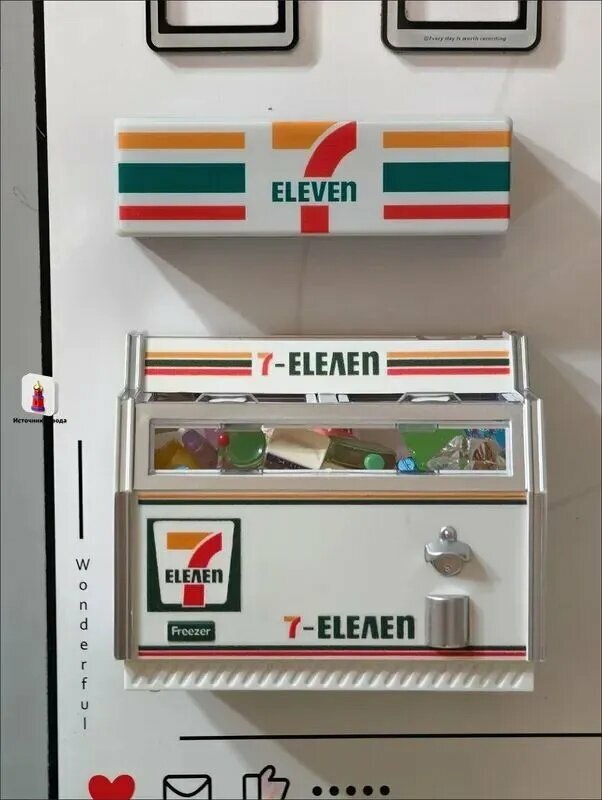 Светящийся магнит "7-Eleven" с регулировкой цвета