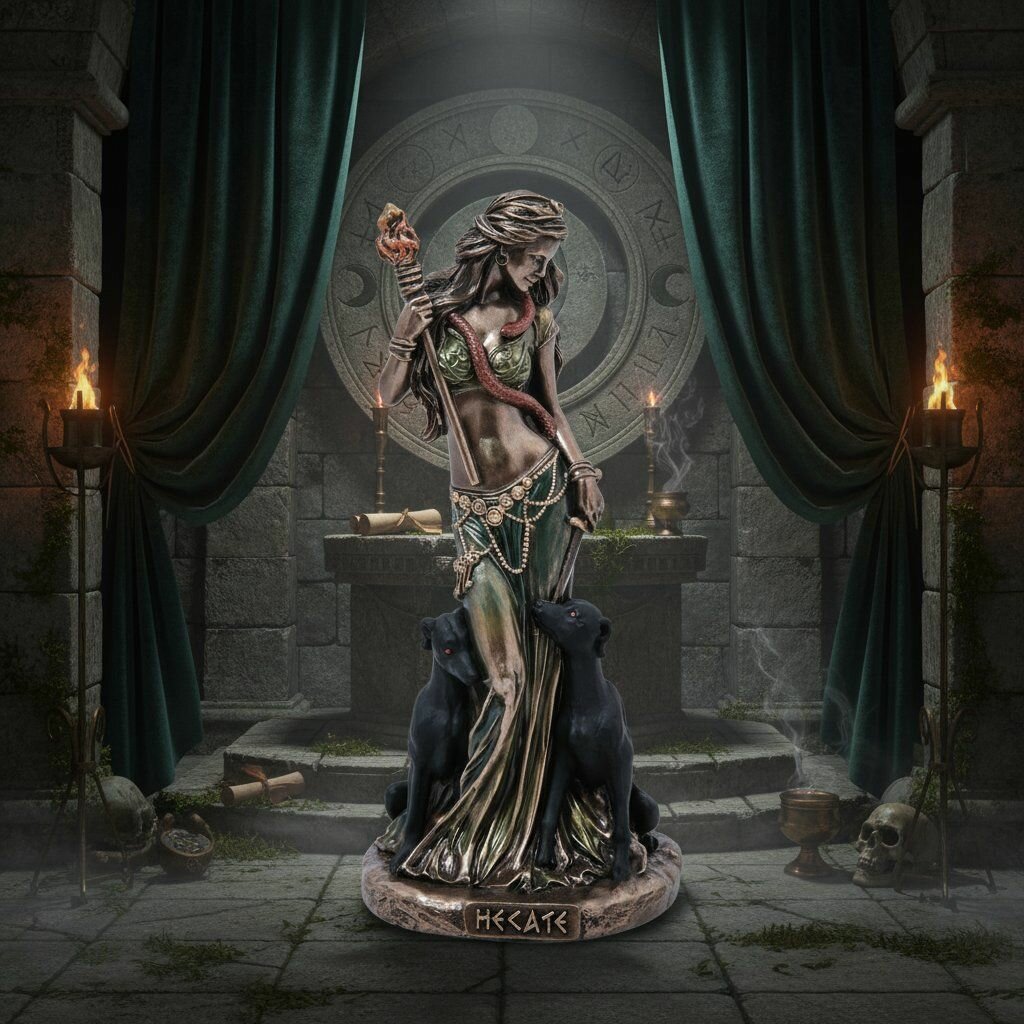 Статуэтка Геката - богиня волшебства и всего таинственного A2187245