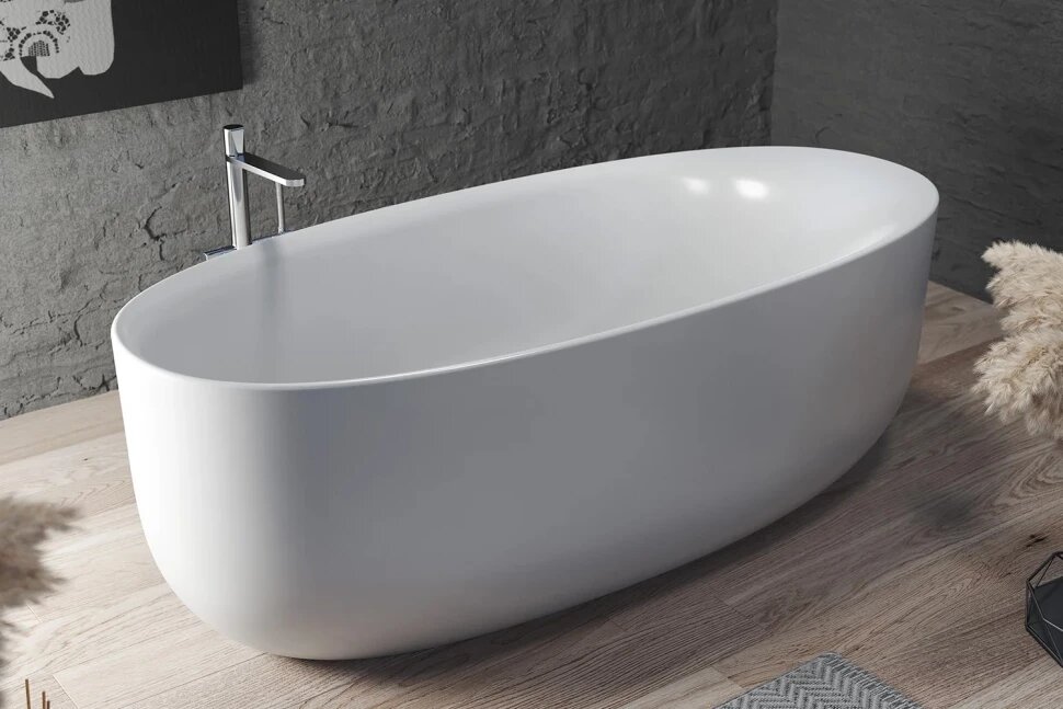 Акриловая ванна Kolpa-San Soft FS 922800 180x80 см, отдельностоящая, белый