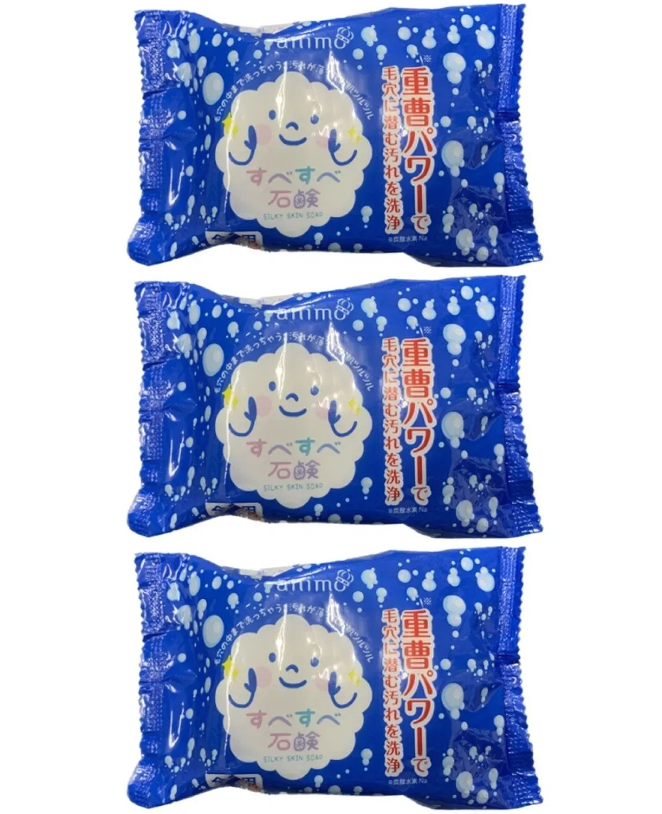 Мыло Rocket Soap туалетное глубокоочищающее, для проблемной кожи, с содой, 120 г, 3 штуки