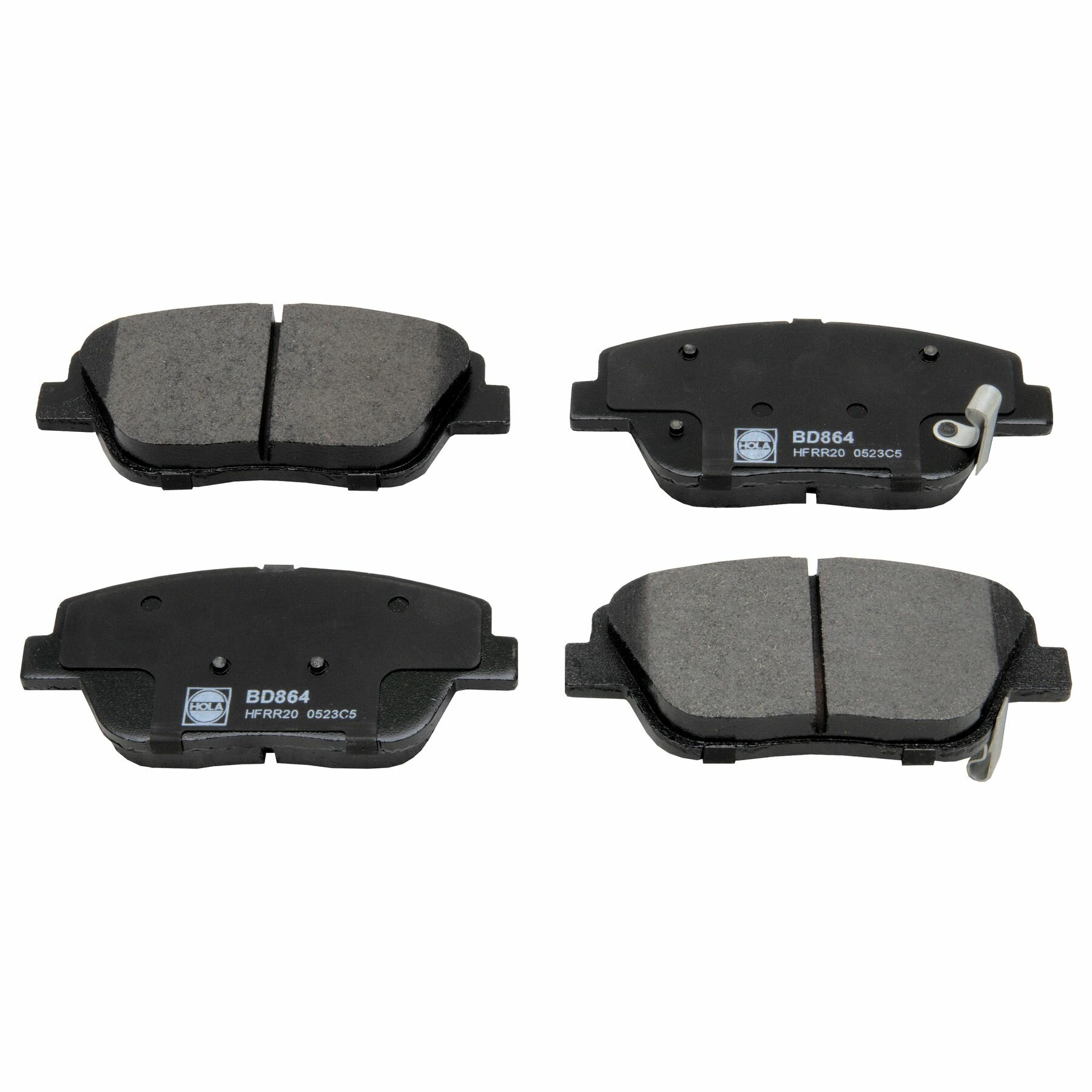 HOLA тормозные колодки дисковые передние KIA OPTIMA III (TF) HYUNDAI ELANTRA V (MD), NF, (1 компл.) BD864