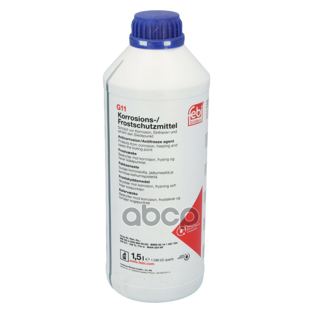 Антифриз SWAG синий G11 1.5л Swag арт. 99901089