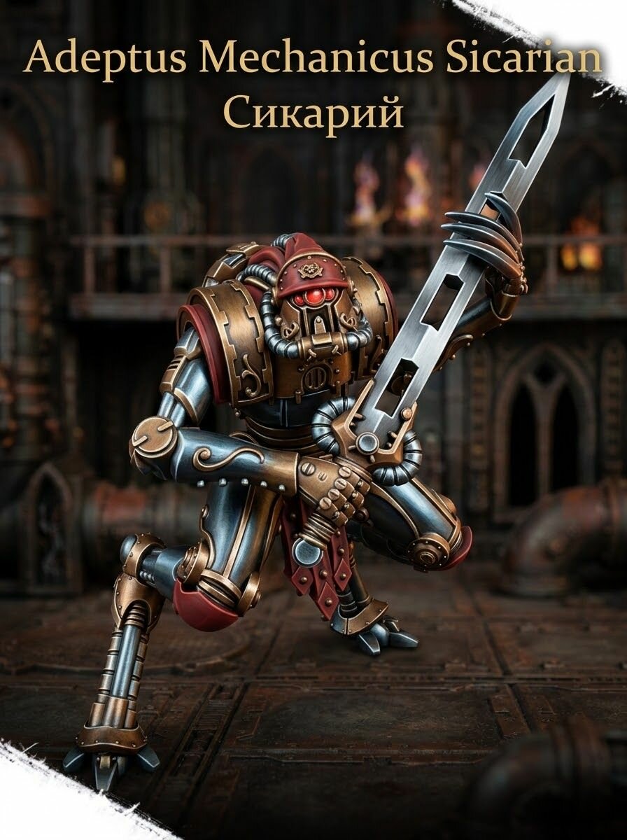 Adeptus Mechanicus Sicarian Сикарий миниатюра