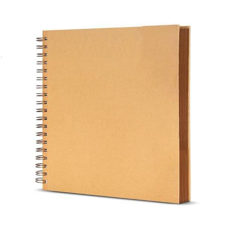 Скрапбукинг-альбом с винтовым переплётом, Коричневый - 25