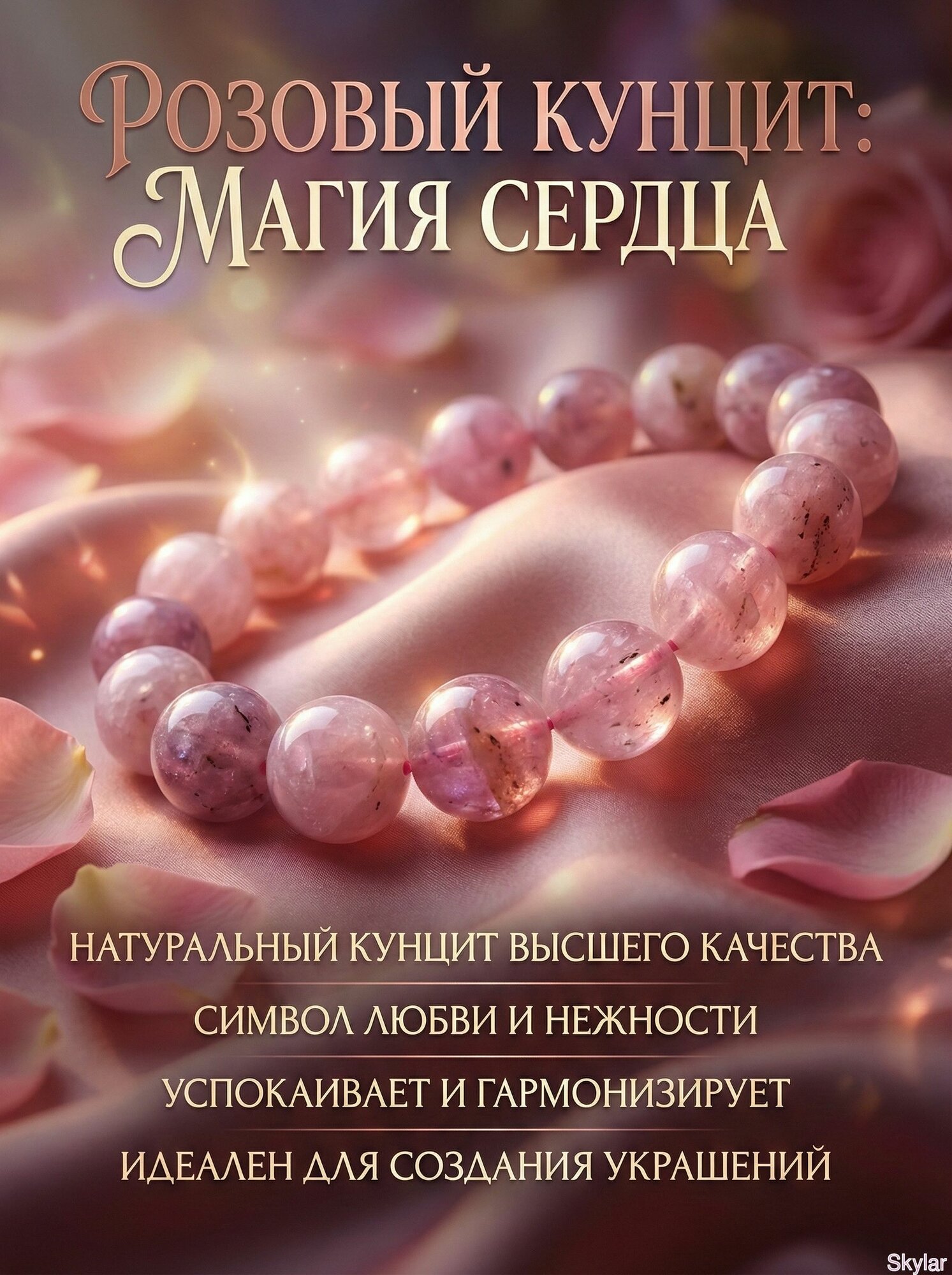 Натуральные бусины из розового опала, 4-10 мм, натуральные камни для рукоделия и создания украшений