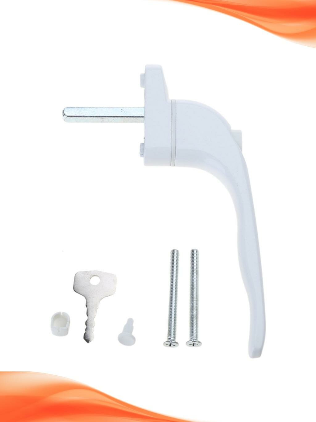 Универсальная ручка для окон ПВХ, Белый