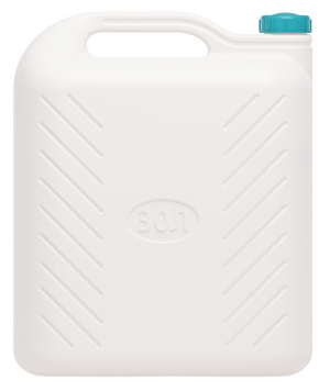 Канистра для воды Альтернатива Гарант пищевой пластик белая 30л